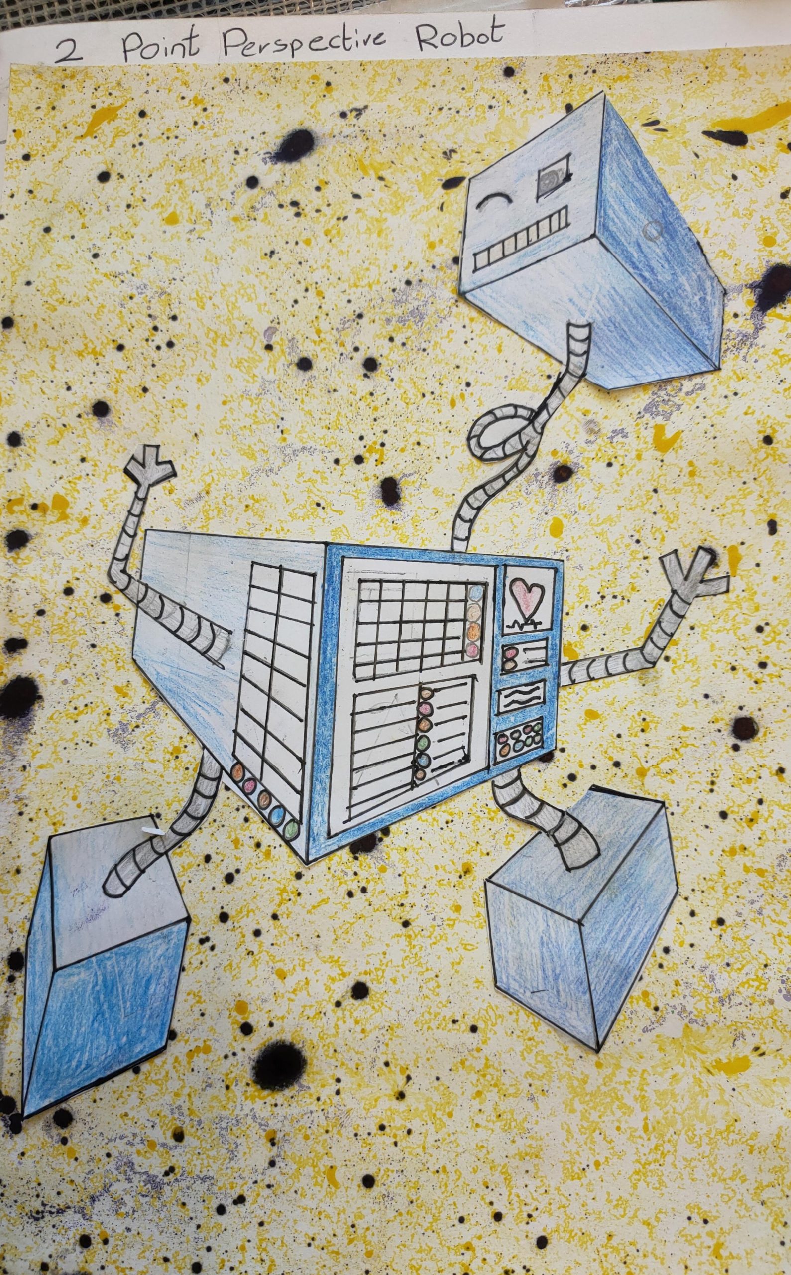 Year 9 Two Point Perspective Work - Cullybackey College