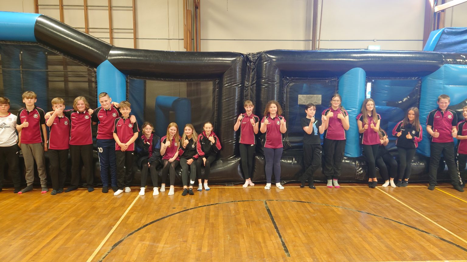 KS3 Team Building Inflatable Fun Day - Cullybackey College