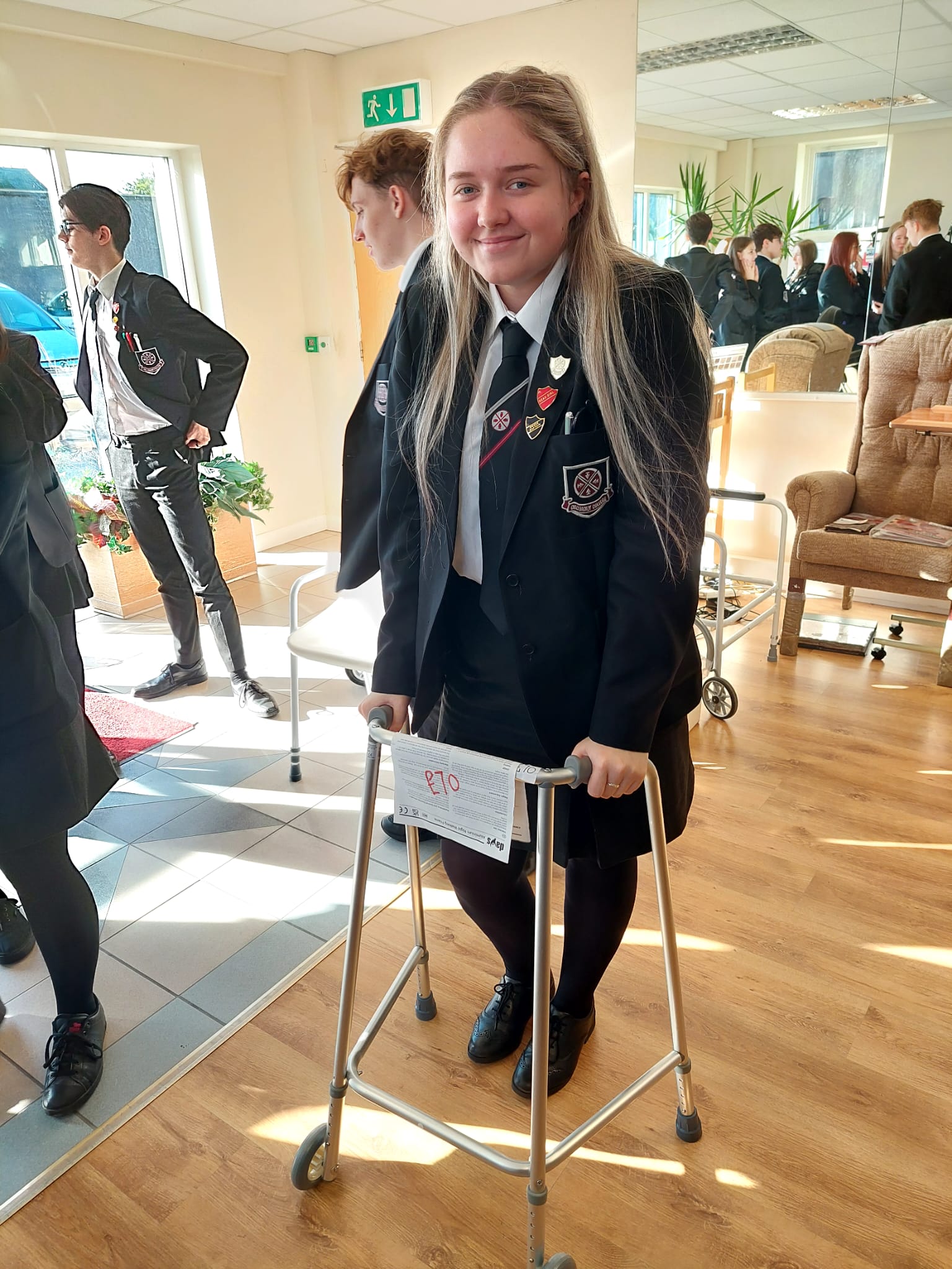 Year 14 Health and Social Care class visit Moorings Mediquip Centre ...