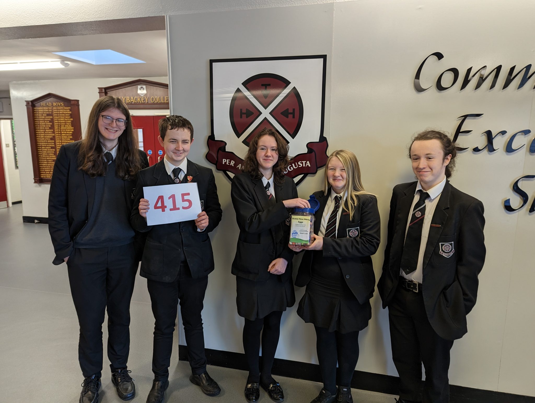 Student Council Easter Egg Competition - Cullybackey College