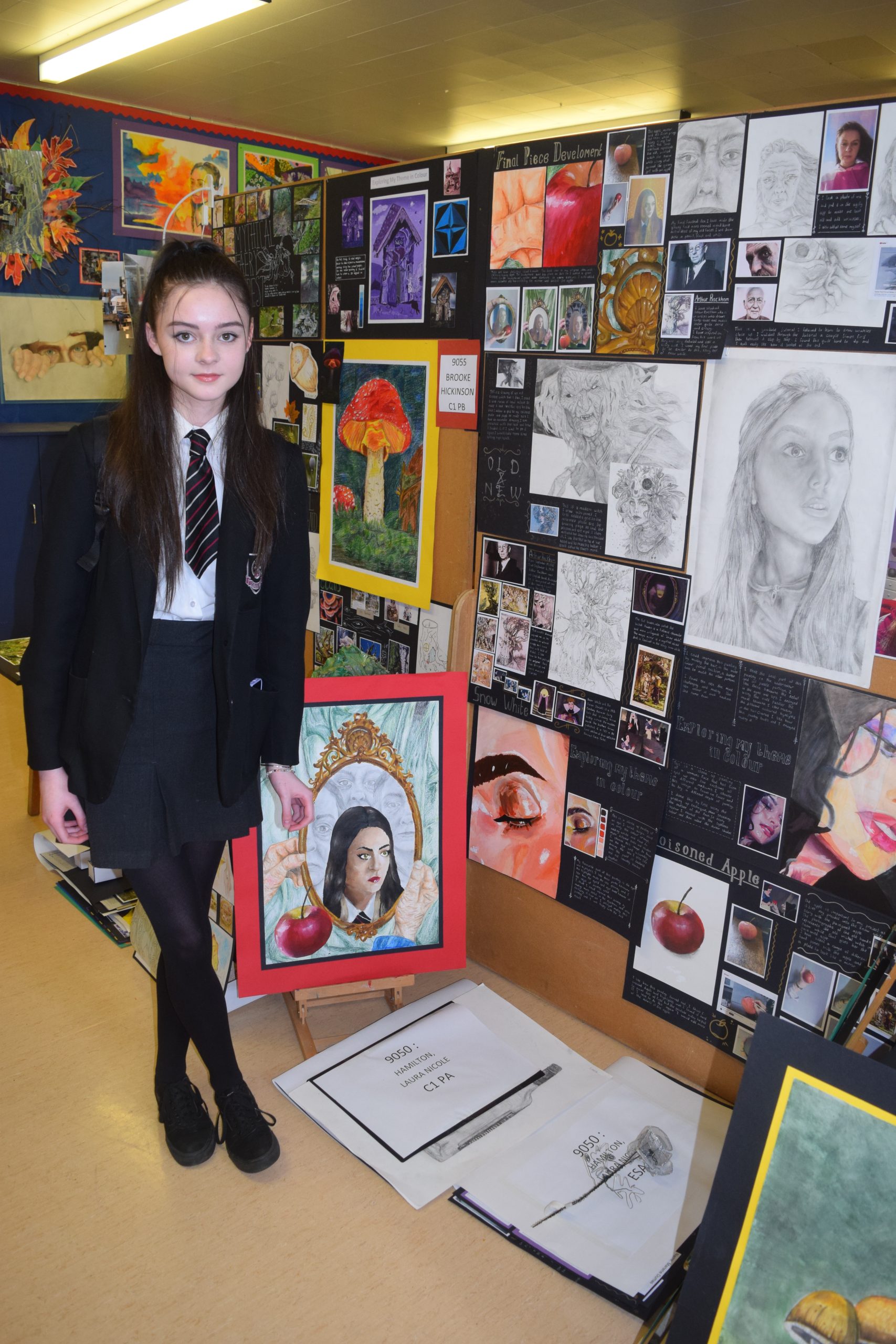 GCSE Art Exhibition 2023 - Cullybackey College