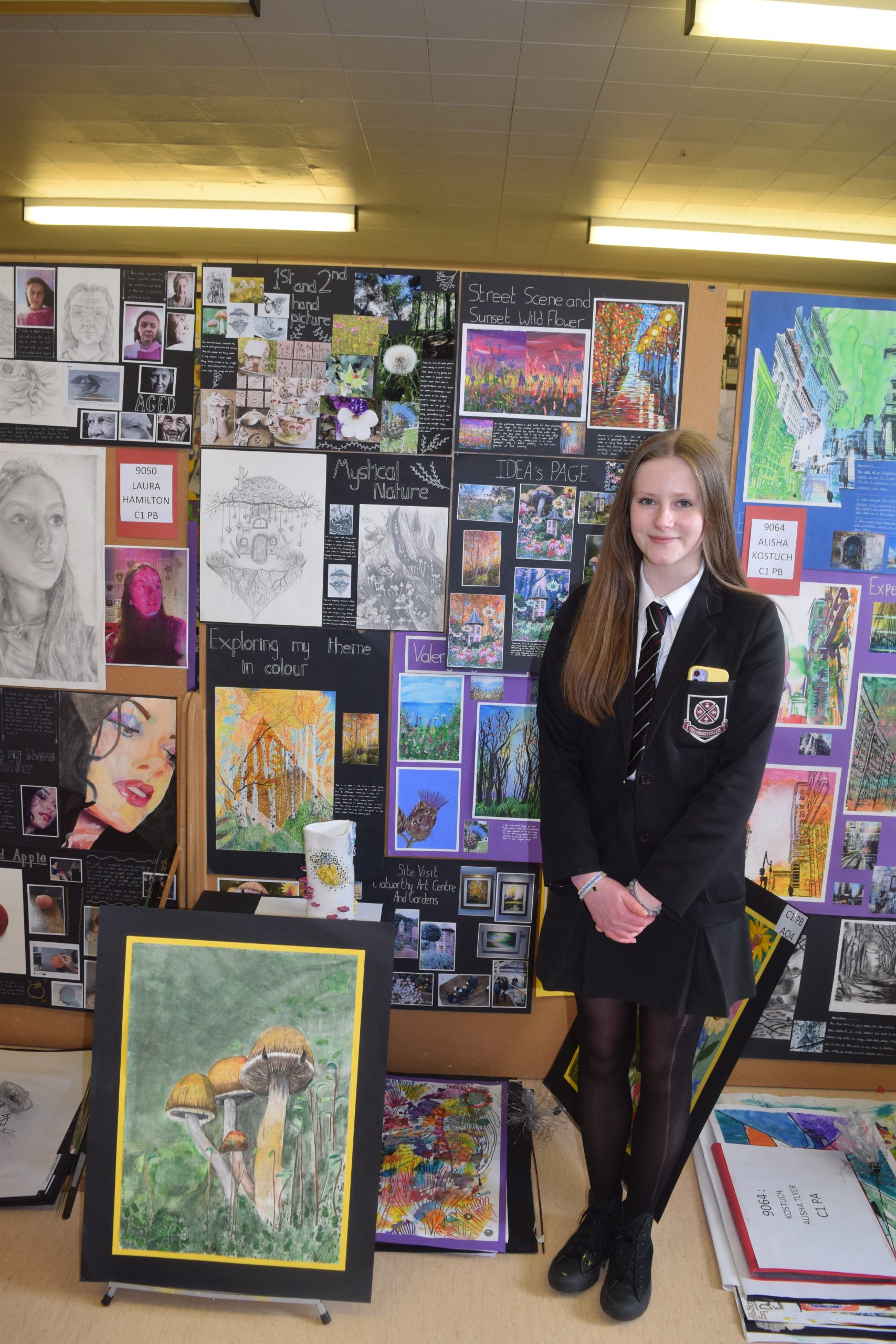 GCSE Art Exhibition 2023 - Cullybackey College