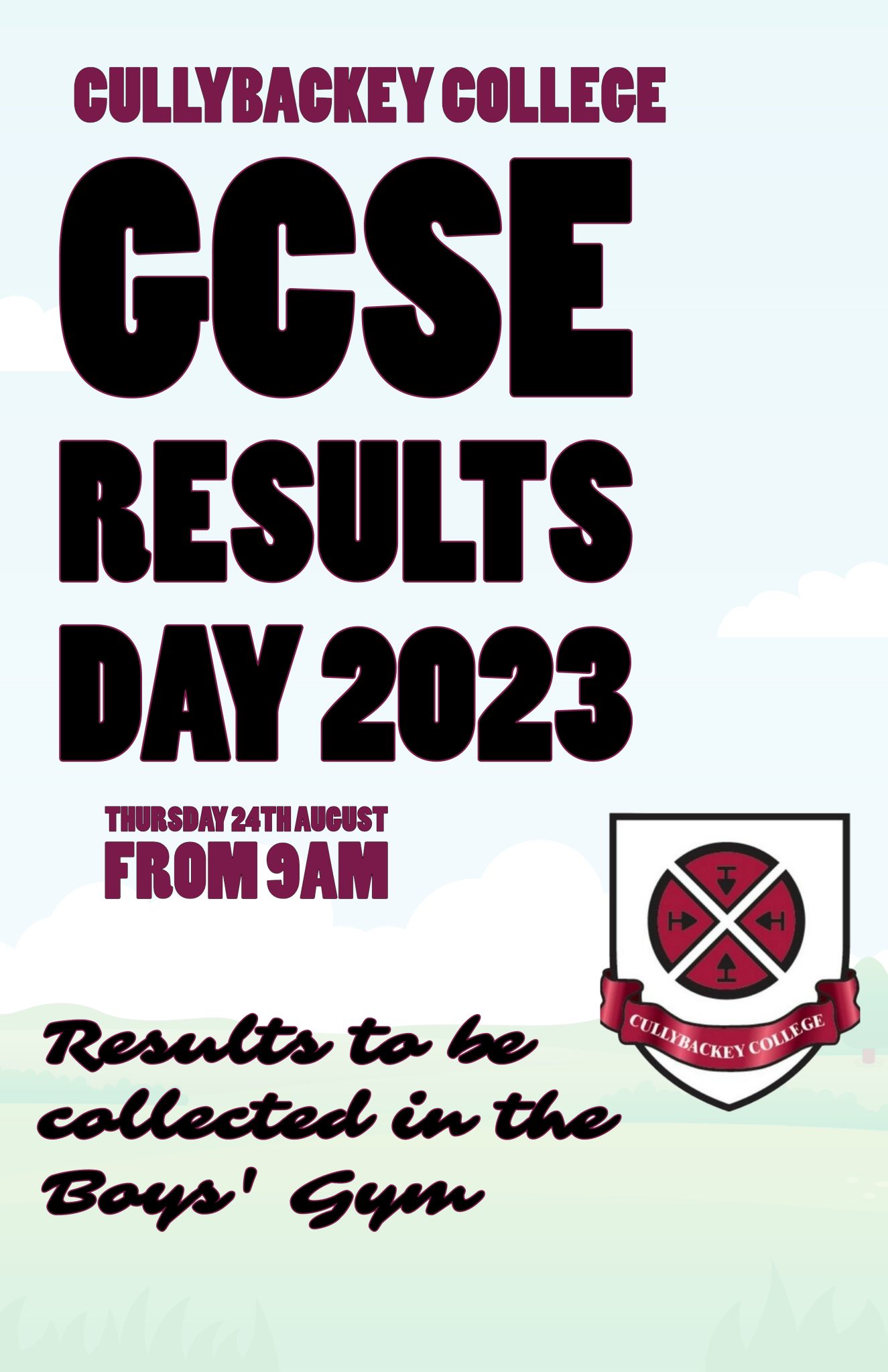 GCSE Exam Results Arrangements 2023 - Cullybackey College
