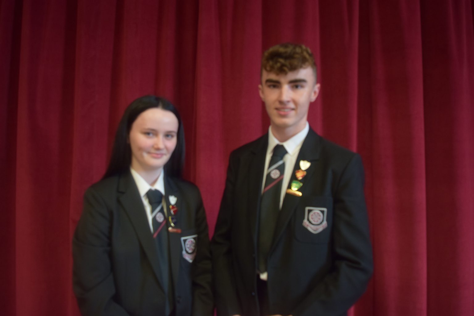 Prefects & Head, and Deputy Head, Girl and Boy - Cullybackey College