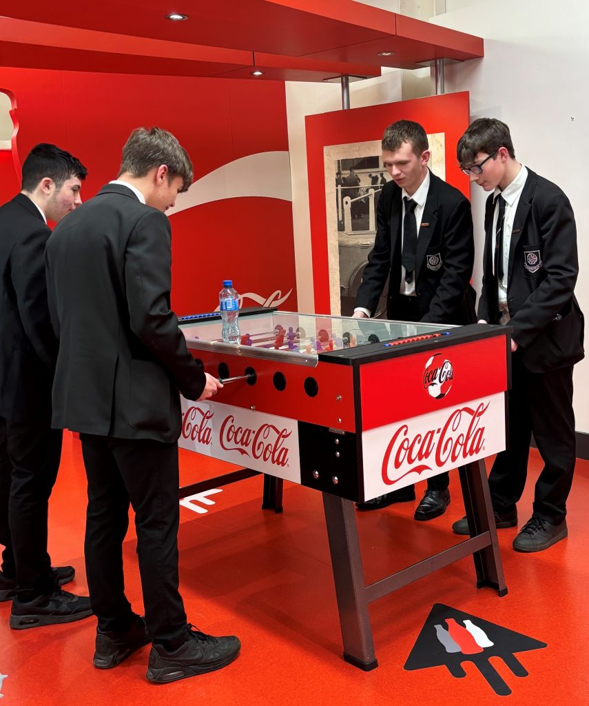 A-Level students visit Coca-Cola Factory! - Cullybackey College