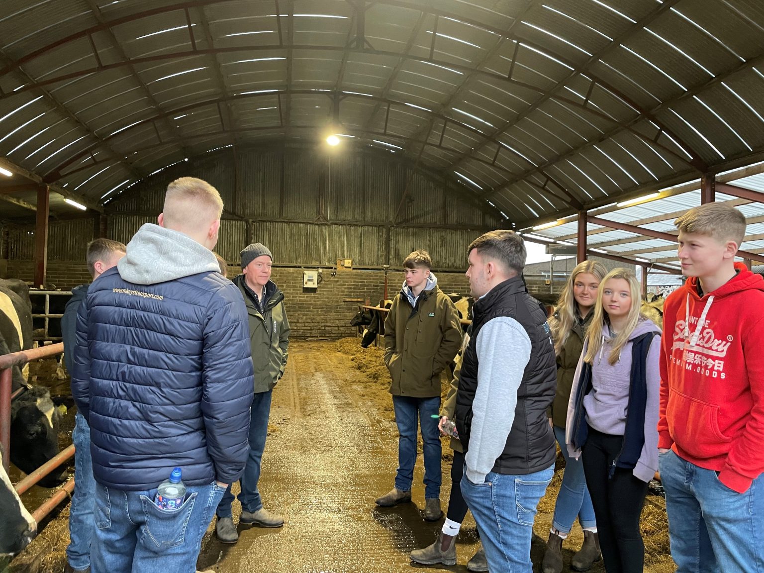 GCSE Agriculture class visit Robert Patton’s farm at Ballycarry ...