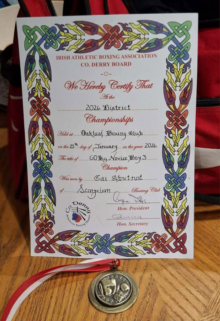 Well done Cai! - Cullybackey College